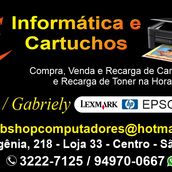 Ws Informática e Cartuchos, Loja Online | Shopee Brasil