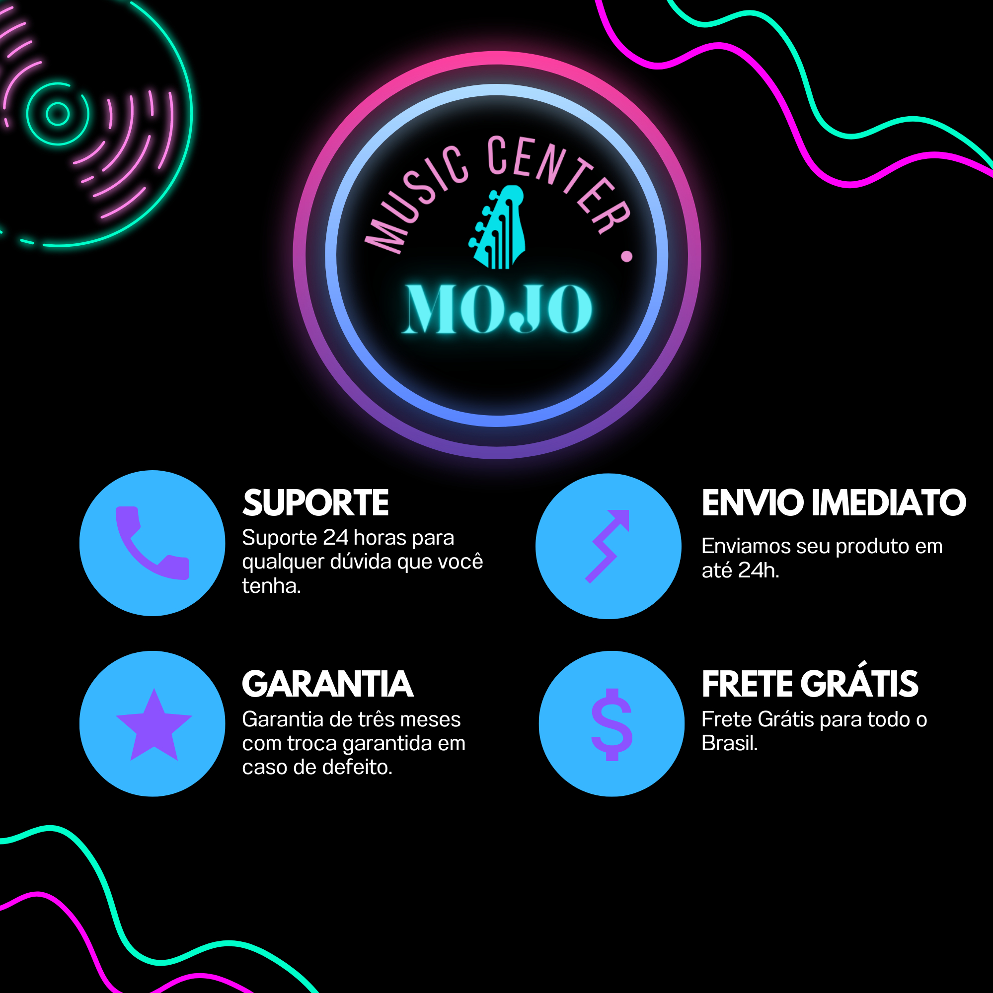 Mojo Music Center, Loja Online | Shopee Brasil