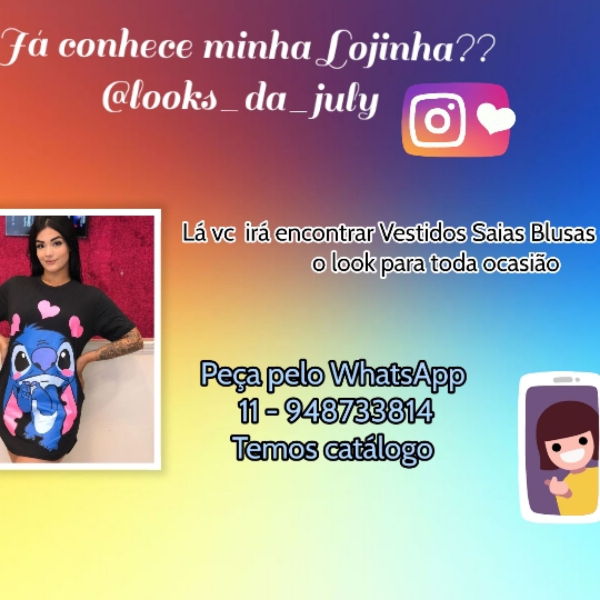 Looks_da_july, Loja Online | Shopee Brasil