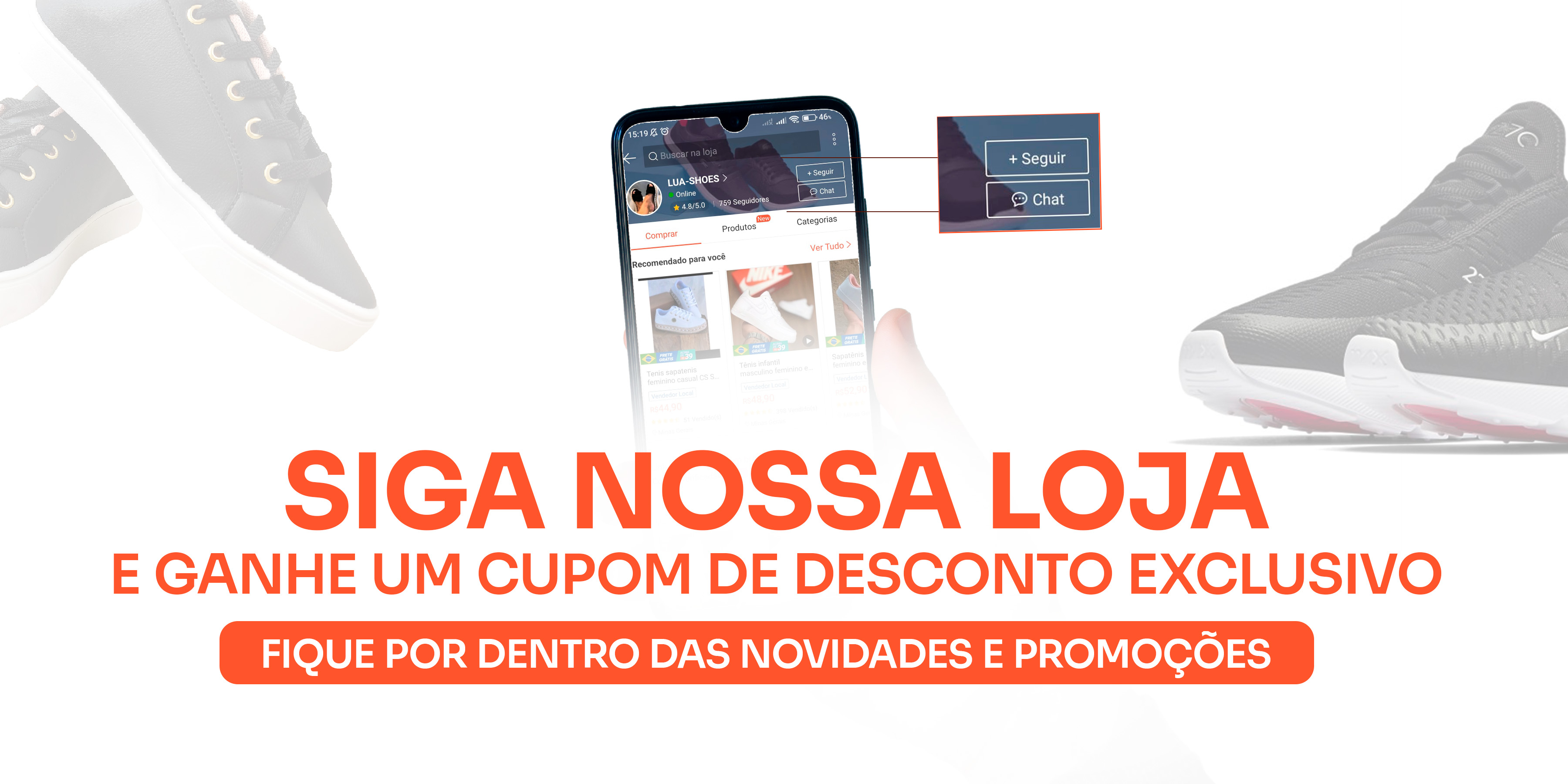 LUA-SHOES, Loja Online | Shopee Brasil
