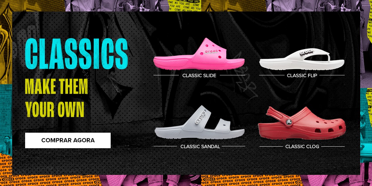 Crocs Brasil | Loja Oficial | Shopee Brasil 2024