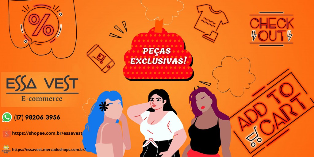 Essa Vest, Loja Online | Shopee Brasil