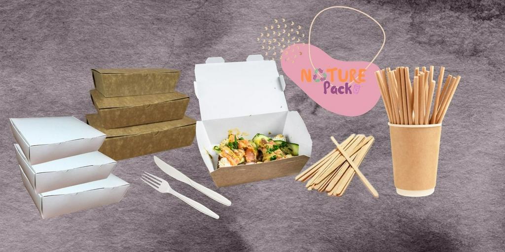 Nature Pack Descartável Sustentável, Loja Online | Shopee Brasil