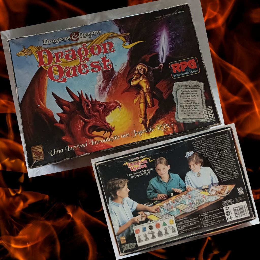 Dungeons & Dragons - DRAGON QUEST- Jogo RPG - Tabuleiro – Completo