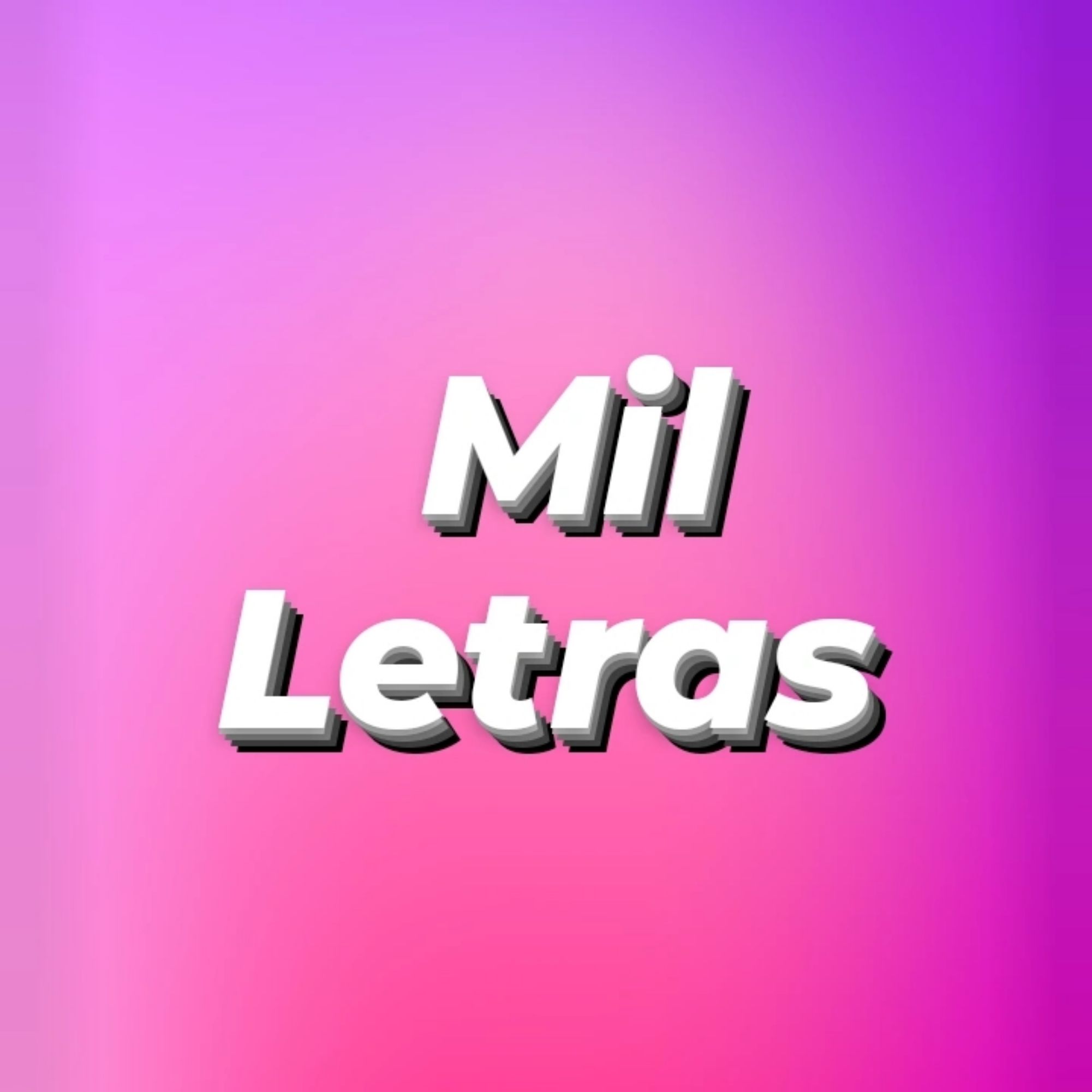 Mil letras, Loja Online | Shopee Brasil