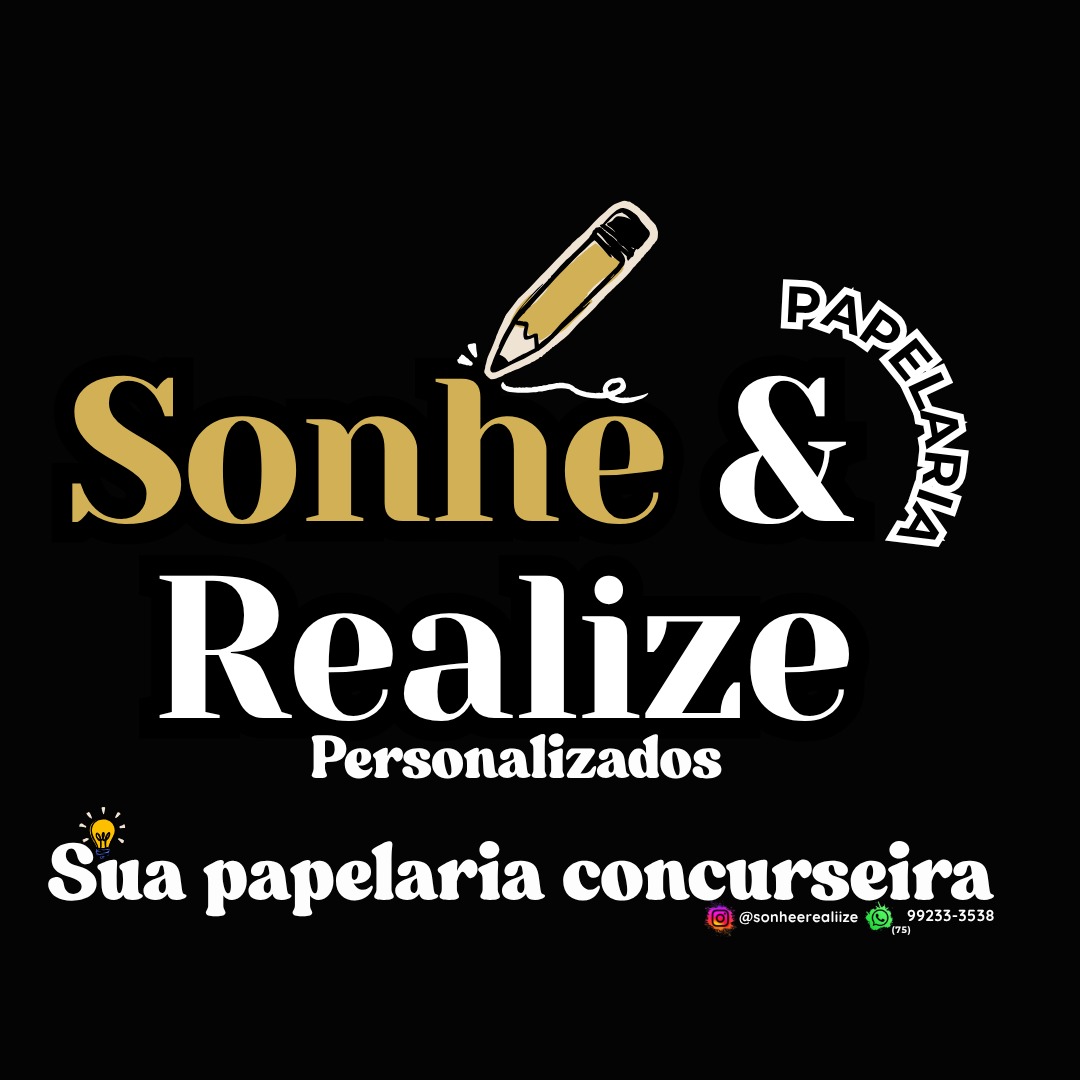 Sonhe & Realize Concursos & mais , Loja Online | Shopee Brasil