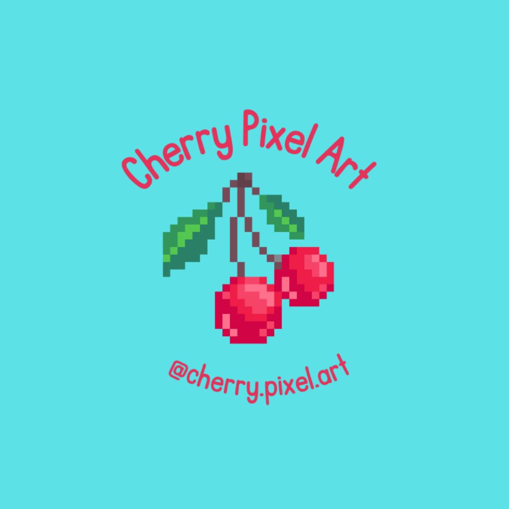 Cherry Pixel Art, Loja Online | Shopee Brasil