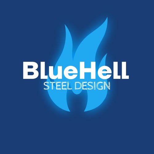 BLUE HELL STEEL DESIGN, Loja Online | Shopee Brasil
