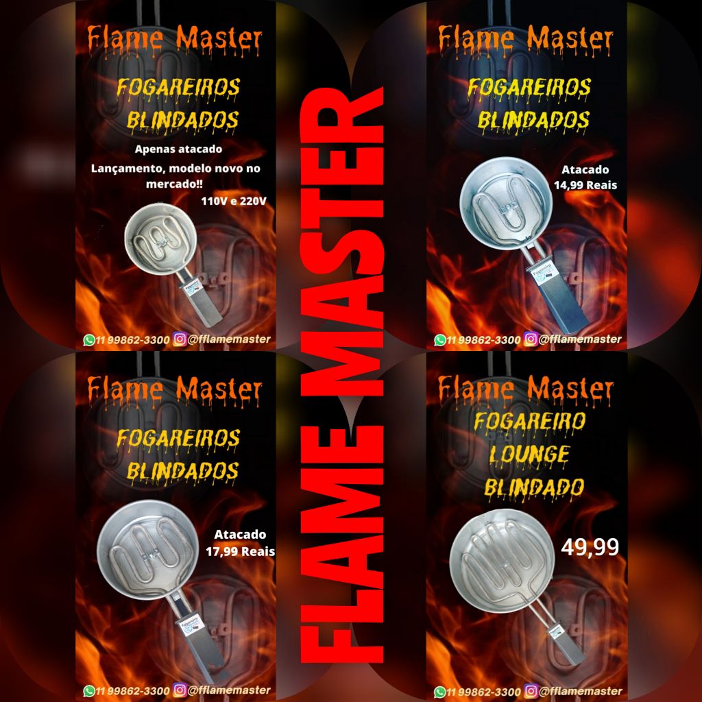 FLAME MASTER, Loja Online | Shopee Brasil