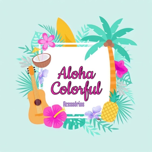 Aloha Colorful, Loja Online | Shopee Brasil