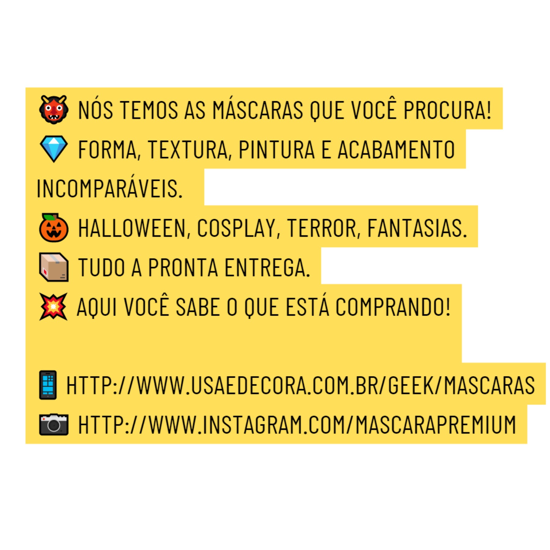 Máscara Premium - Geek & Fantasias, Loja Online | Shopee Brasil